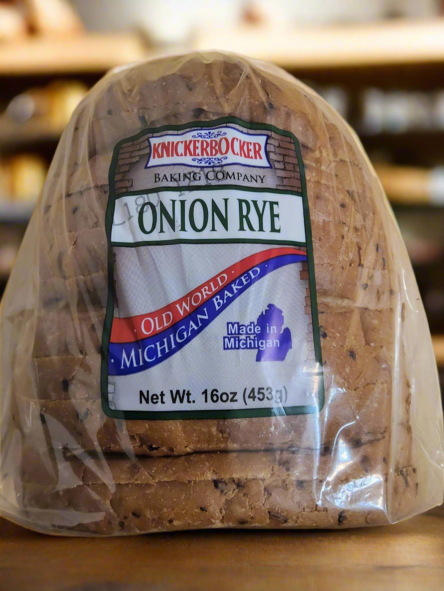 Knickerbocker Bakery Onion Rye Bread 16oz. — The Sumerian Bread Shop