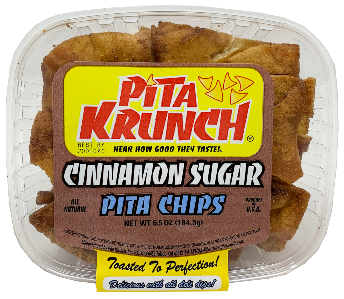 Pita Krunch Cinnamon Sugar Pita Chips 6.5oz. — The Sumerian Bread Shop