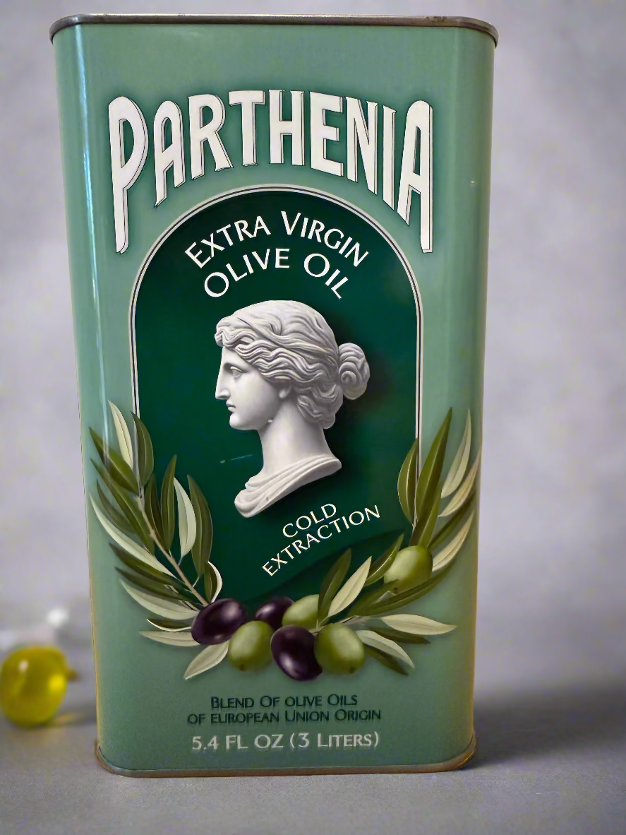 Parthenia Extra Virgin Olive Oil 3lt. Made in Italy. — The Sumerian Bread Shop
