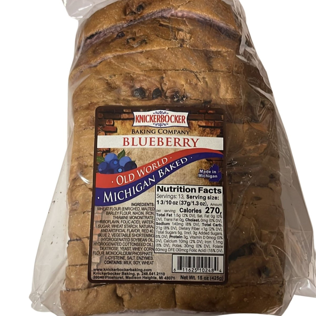 Knickerbocker Blueberry Bread. - The Sumerian Bread Shop — The Sumerian ...