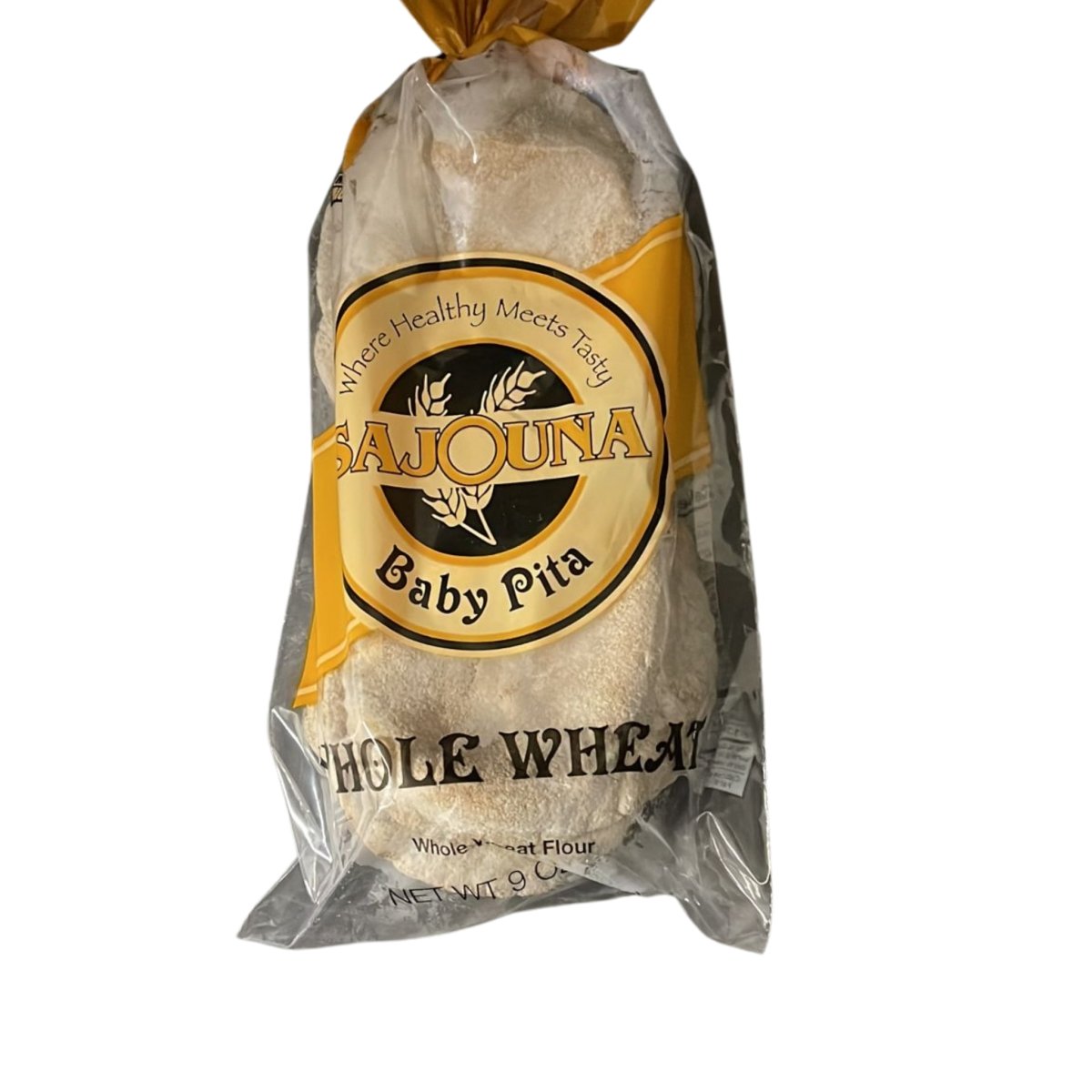 Sajouna Baby Pita Whole Wheat Bread 9oz. - The Sumerian Bread Shop ...